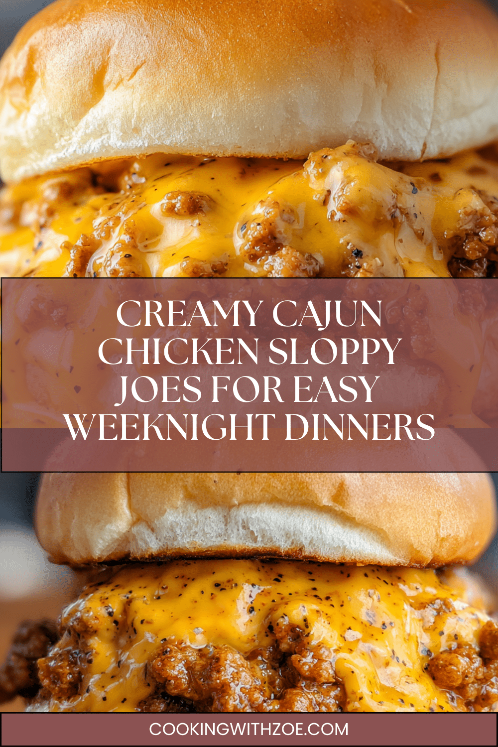 Cajun Chicken Sloppy Joes: Bold, Spicy & Cheesy Comfort Food