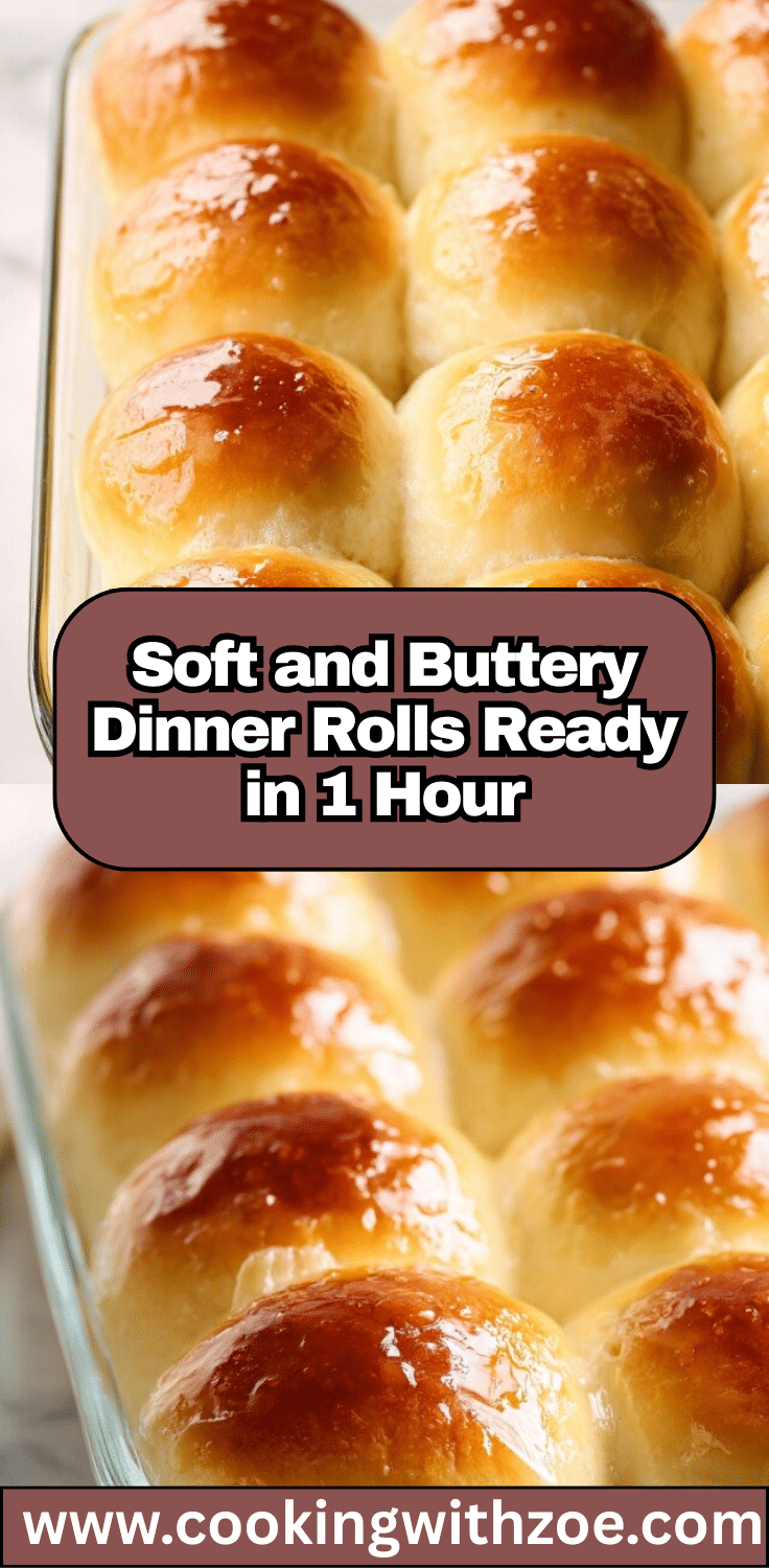 1-Hour Soft and Buttery Dinner Rolls | Easy Bread Recipe