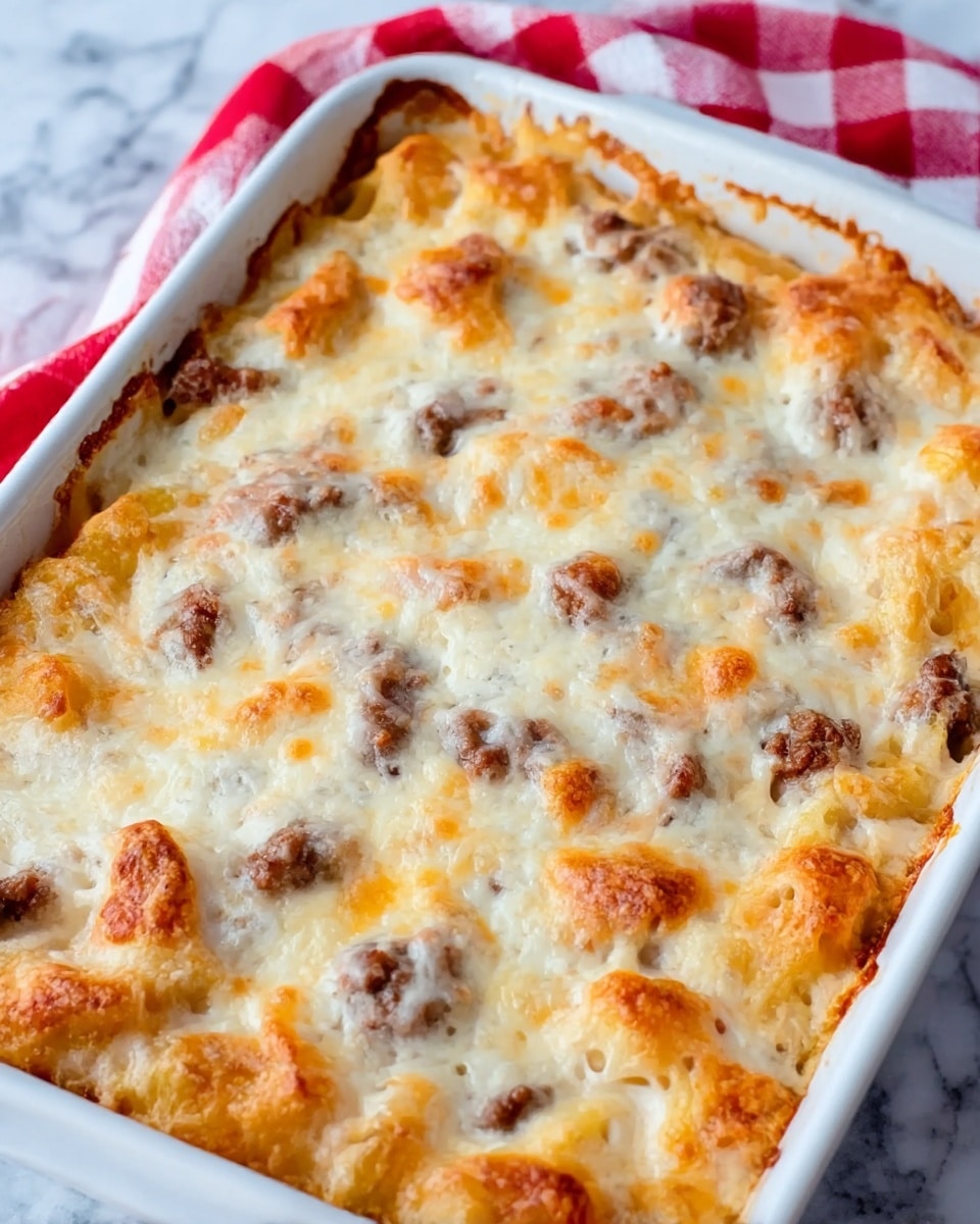 Biscuits and Gravy Breakfast Casserole: Hearty Morning Favorite