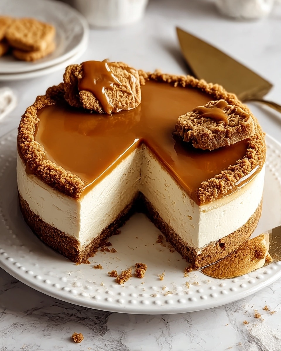 Irresistibly Creamy Biscoff Cheesecake: Decadent & Easy Delight